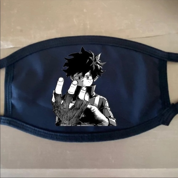 Hand Crafted | Accessories | My Hero Academia Izuku Midoriya Deku Face ...